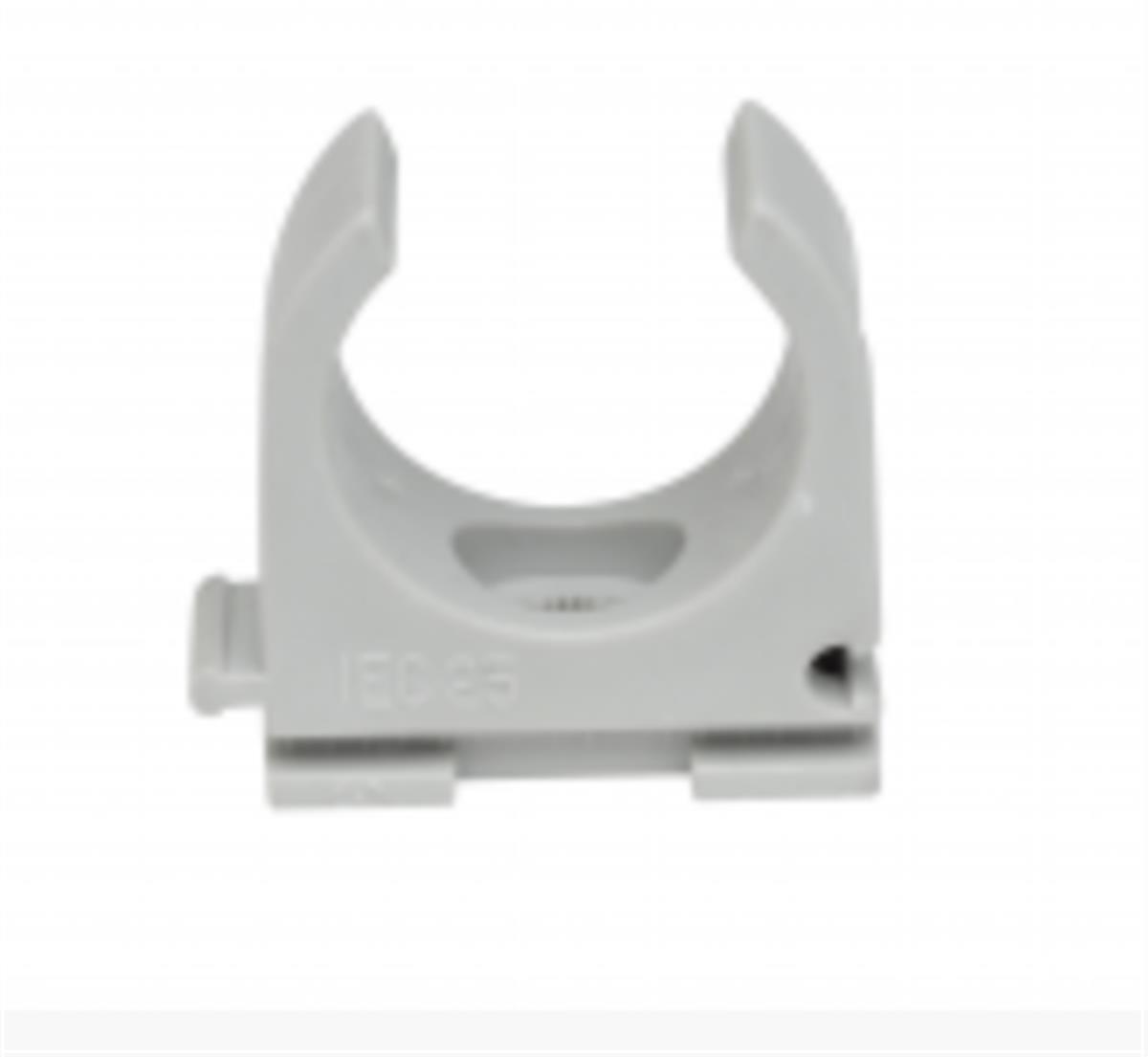 PVC beugel M25 quick klem grijs | Solarwinkel.be